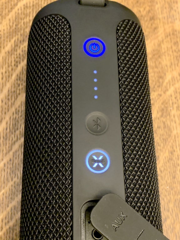 the tester loved the stormbox s big buttons because it s easier to hit ...