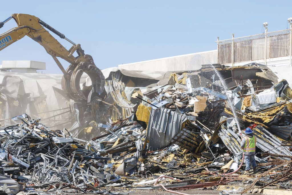 Demolition of the Valley View Center in Dallas began Thursday. Dallas ...