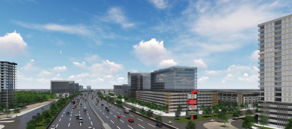 Renderings for the Gateway at Grand Prairie development on Interstate ...