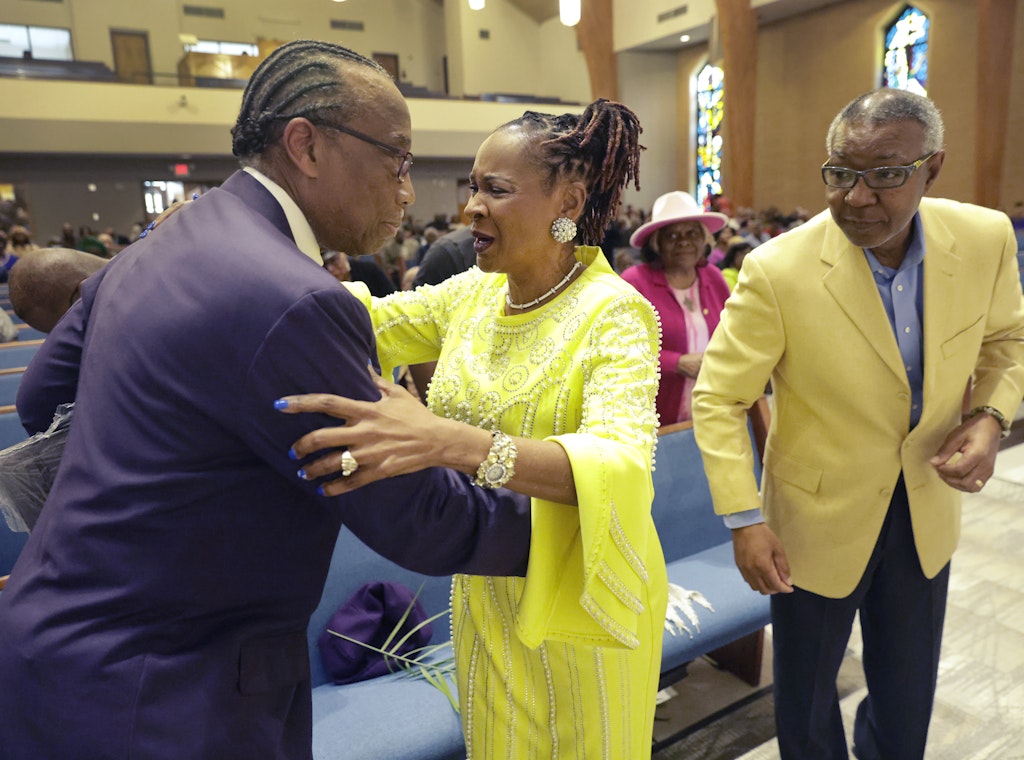during a celebration of her long career on sunday the rev sheron ...